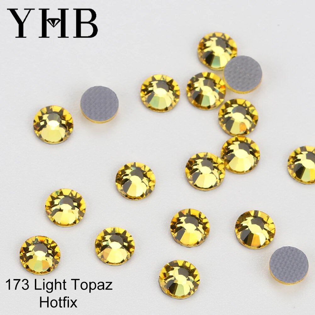 Стразы YHB Light Topaz 173, 2mm SS6, 1440шт