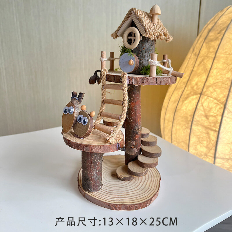 Набор материалов для рукоделия в уголке детского сада, полный комплект для самостоятельного изготовления маленького деревянного домика, игрушки и маленькие украшения