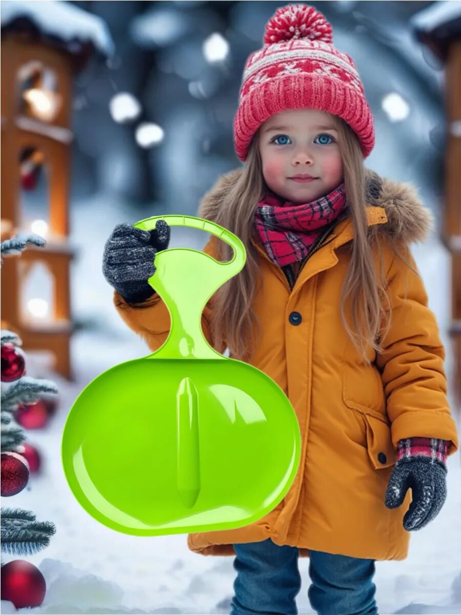 Ледянка с ручкой 48*32 для катания детей и взрослых