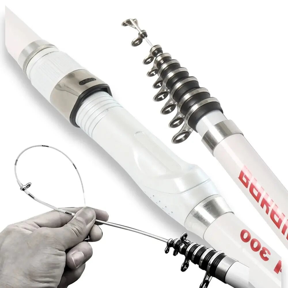 Телескопическая удочка PROXPE из углеродного волокна для ловли карпа 1,5/1,8/2,1-3,0 м 1,5 м