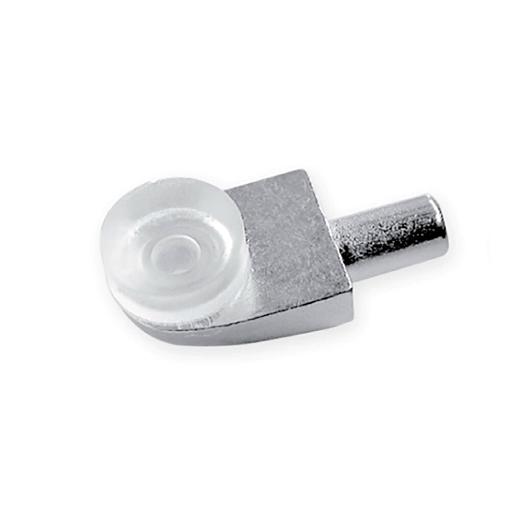 Стеклодержатель лопаточка 5х17 мм с присоской никель 4 шт