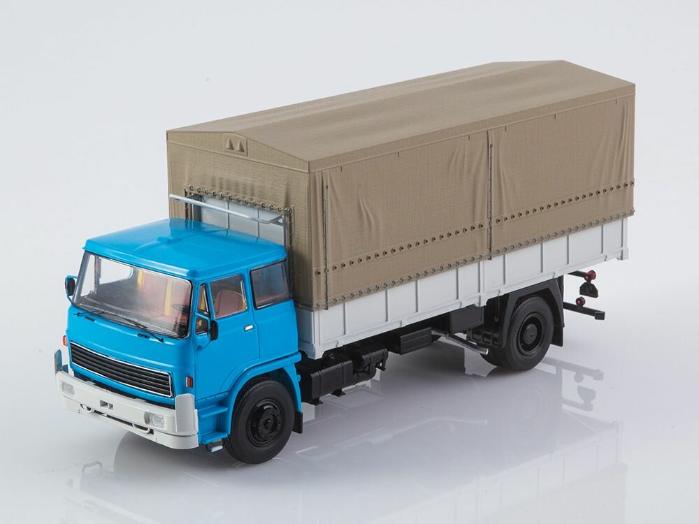 Skoda 100.05 бортовой с тентом, масштабная модель коллекционная