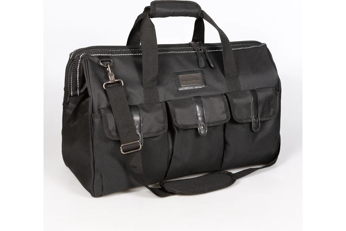 Dr. IRON Сумка для инструмента с ремнем DR1017 500x230x350 мм, прочная, с отделами