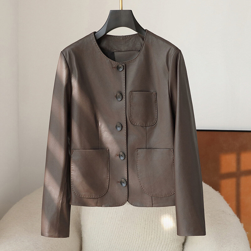 Куртка кожаная