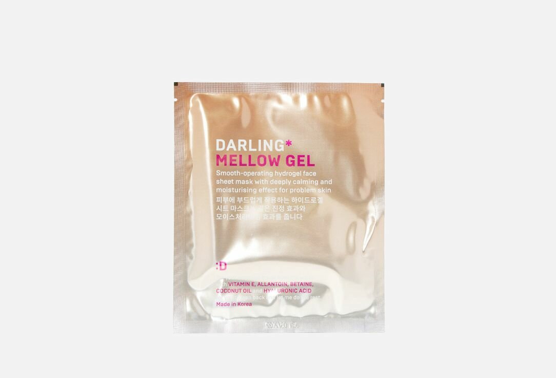 Мягкая успокаивающая маска-желе для проблемной кожи DARLING* Mellow Gel SMOOTH-OPERATING HYDROGEL MASK