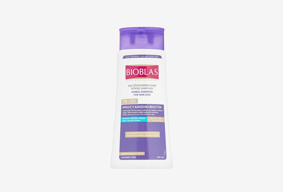 Шампунь для волос BIOBLAS ANTI HAIR LOSS PROCYANIDIN 360 мл