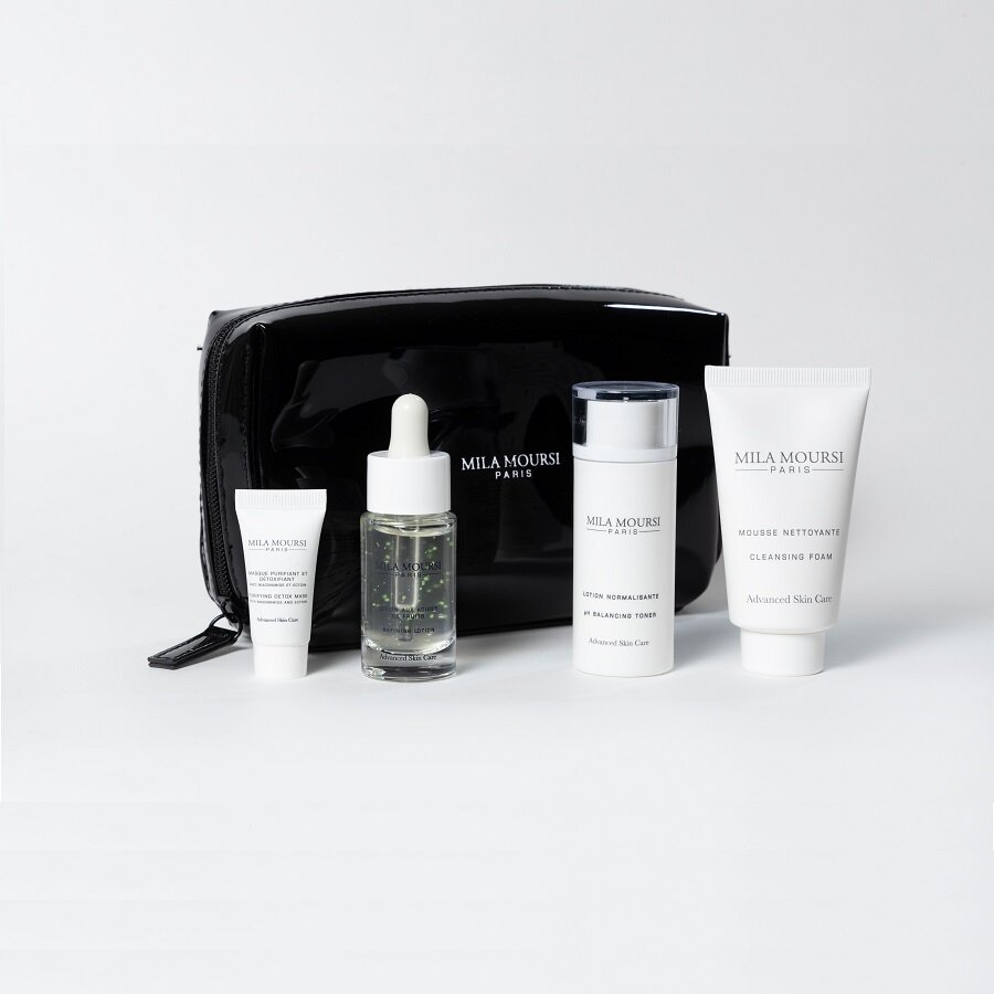 MILA MOURSI Подарочный набор по уходу за кожей лица "Очищение и Детокс"