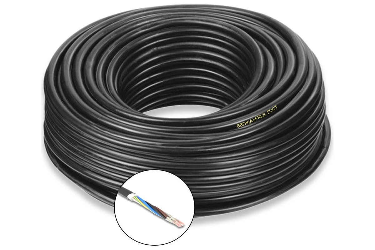 Проводник ввгнг(a)-frls 5x10 мм2 силовой кабель, длина 1 м, маркирован OZ219960L1