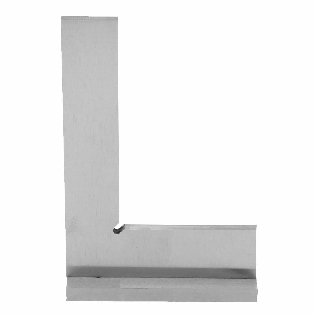 Высокоточная линейка с углом наклона 90 градусов из углеродистой стали, инструмент инженера с плоскими опорами, прочный прецизионный измерительный прибор