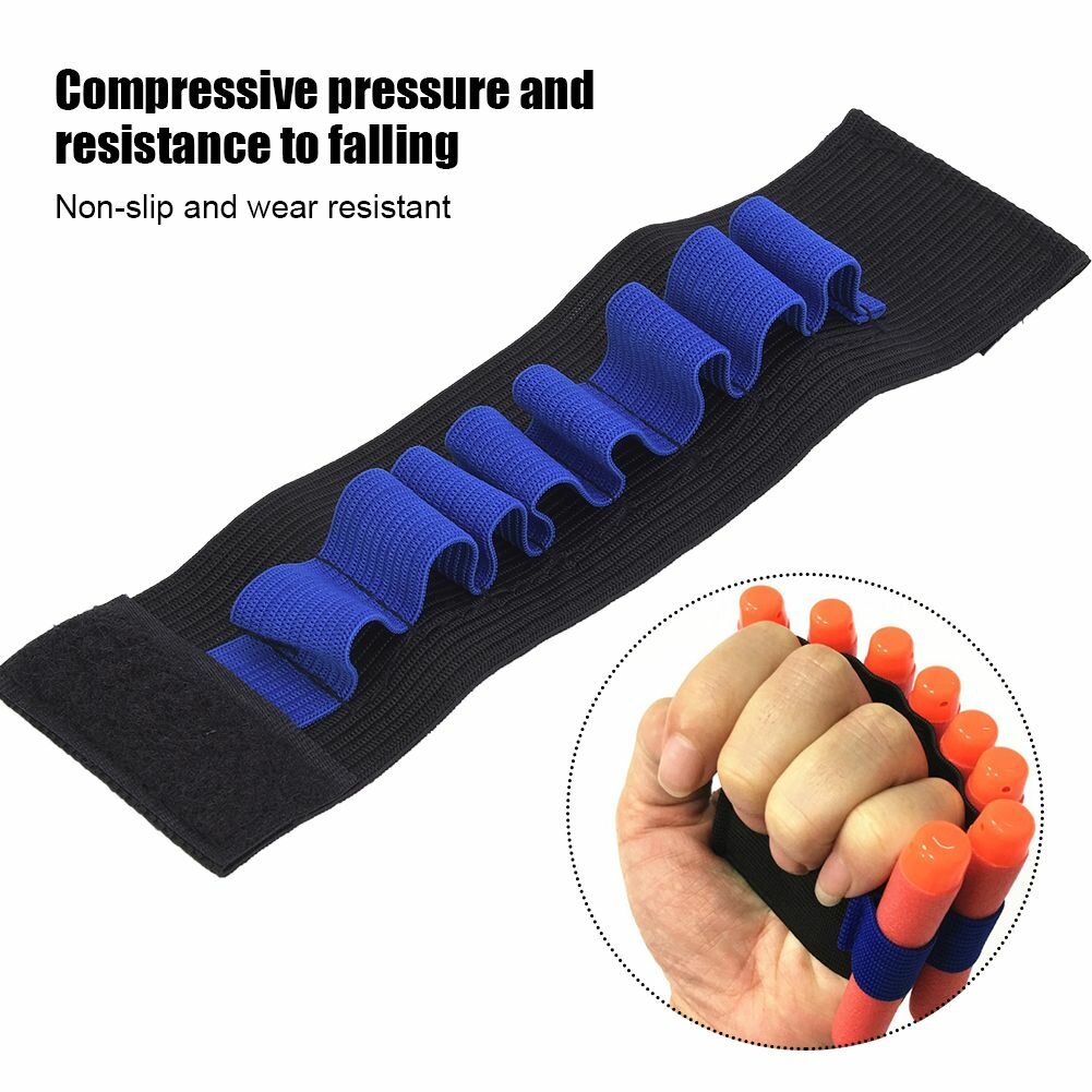 5 шт. EVA мягкая игрушка-пуля тактический синий ремешок на запястье аксессуары для хранения оборудования для несовершеннолетних