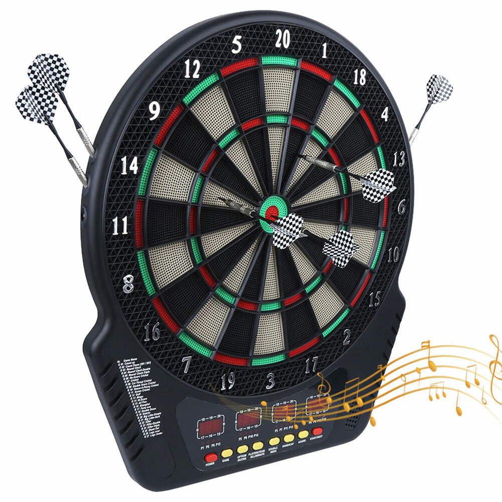 Электронный дартс с 4 LED экраном для фитнеса, автоматическое счётное устройство, 100% новое, вес 2019г