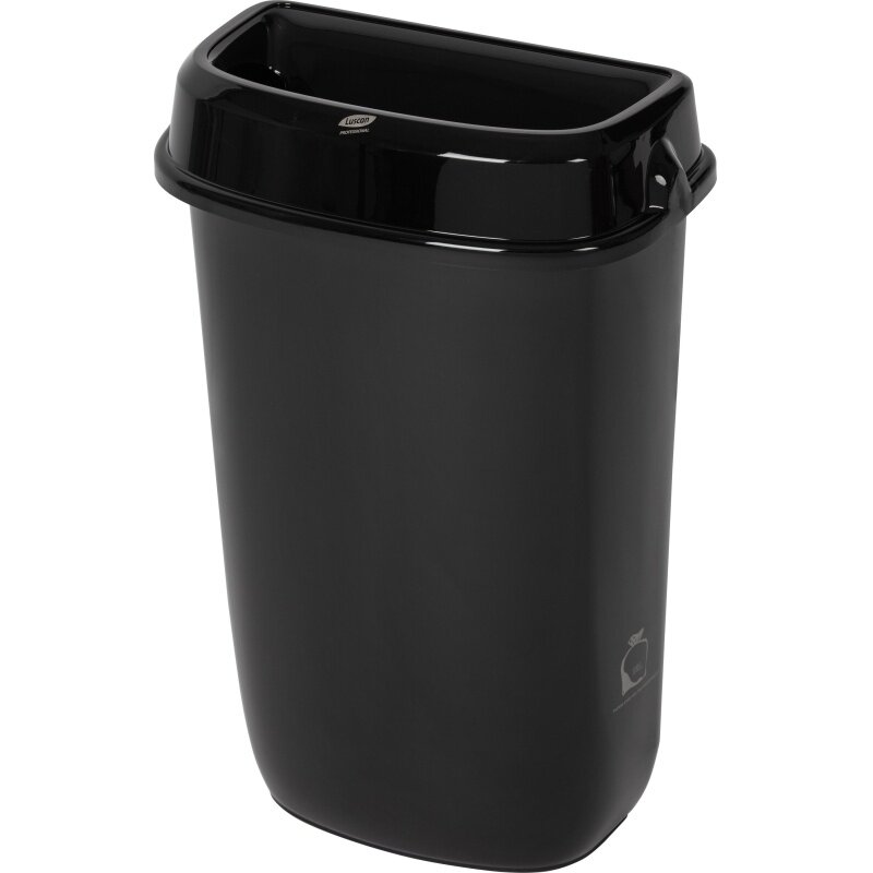 Контейнер для мусора Luscan Professional "Etalon", корзина, 12 л, черный (PL-151041B)