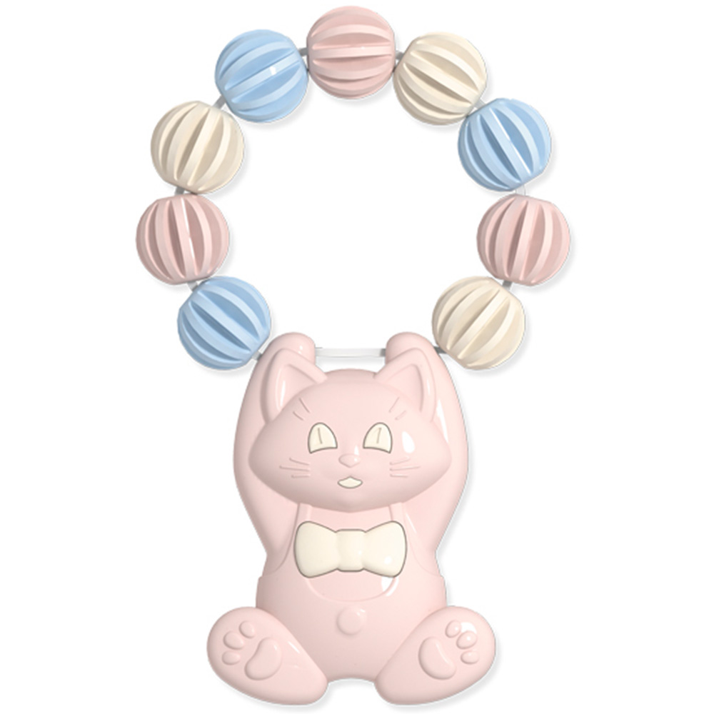 Погремушка прорезыватель Stellar Акробатик Коллекция Бисквит 02195