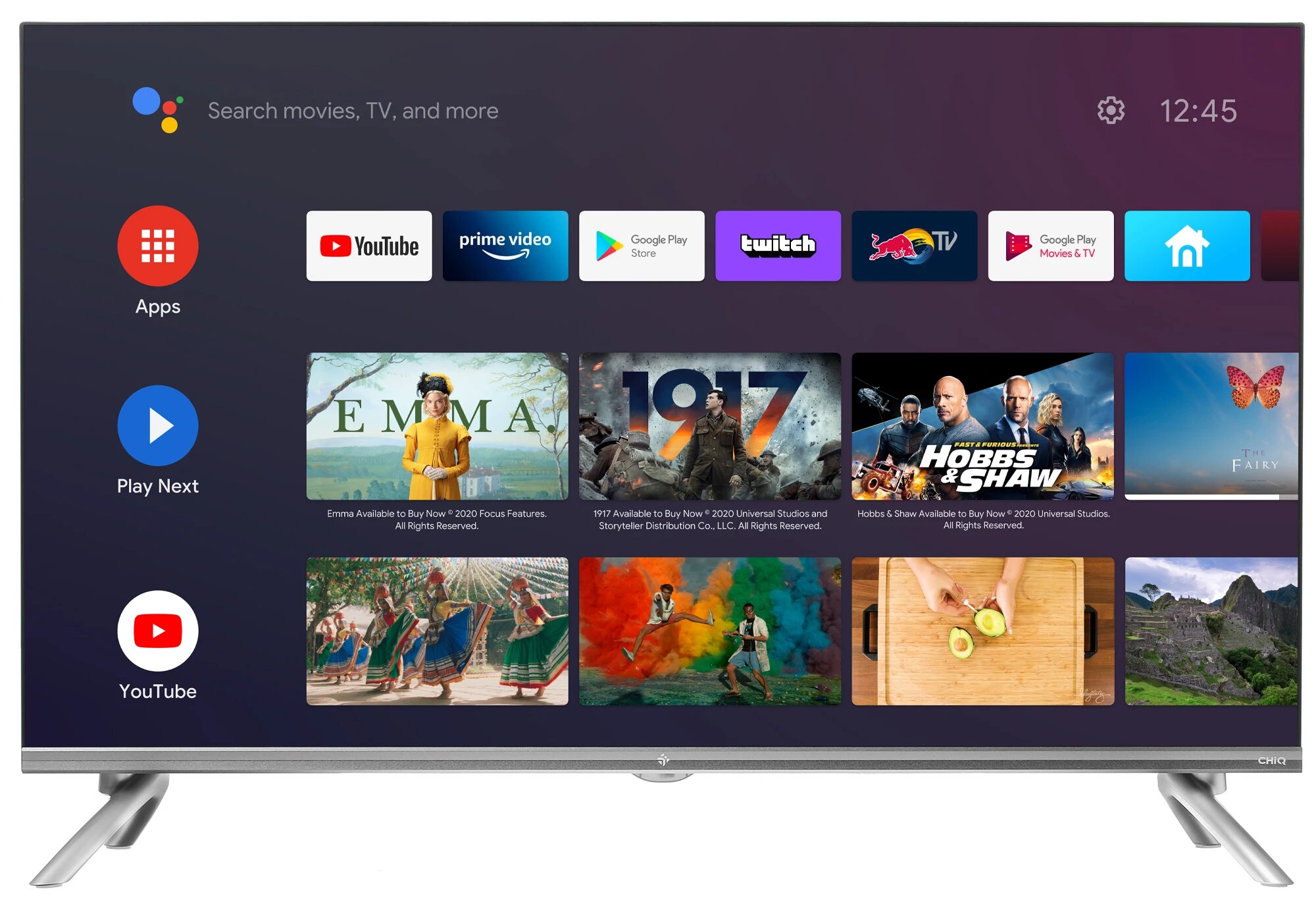 Телевизор DEXP A321, диагональ 32", LED, 1366х768, частота обновления 60Гц