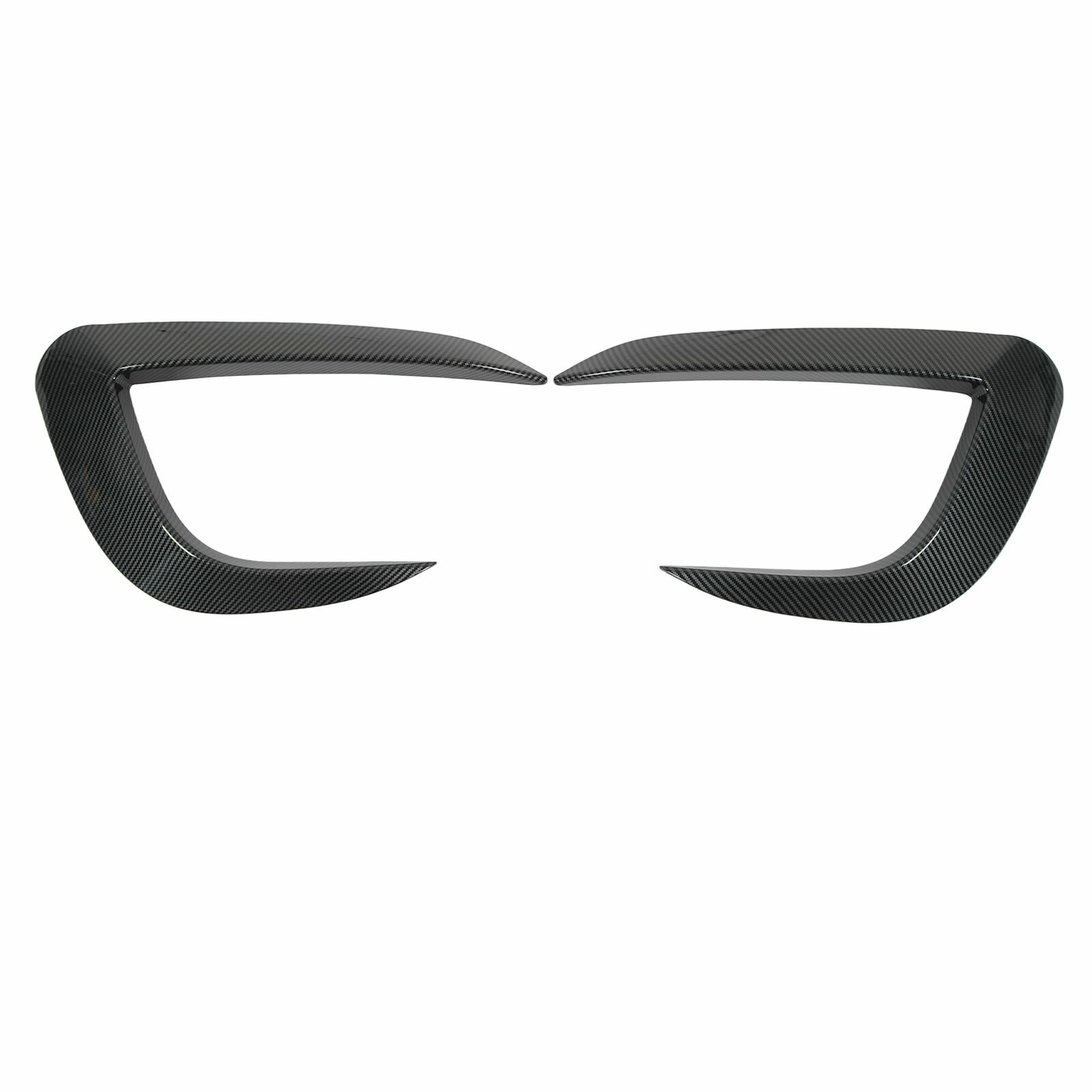 2 шт накладки передних противотуманных фар, углеродное волокно, для модели Y, 2020-2023