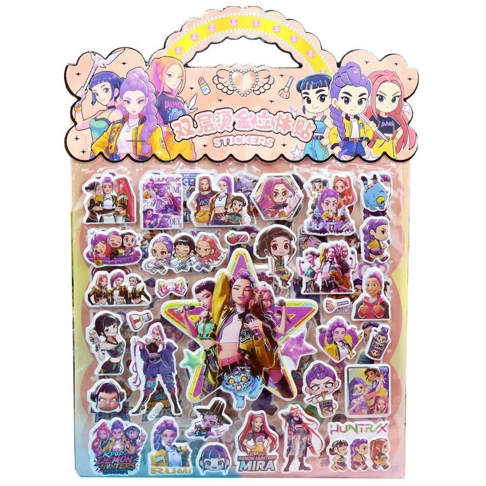 Набор глянцевых стикеров, K-Pop охотницы на демонов/K-Pop Demon Hunters