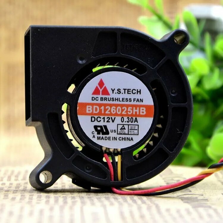 5pcs * Новый оригинал BD126025HB 12V 0.30A 6025 60x60x25mm вентилятор Радиатор