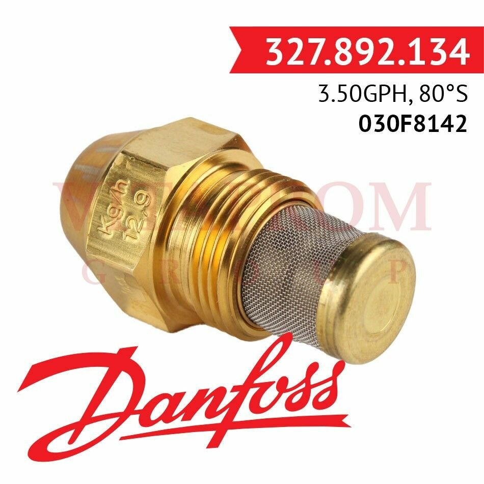 Форсунка Danfoss 3.50GPH, 80S, 030F8142 — фото 1