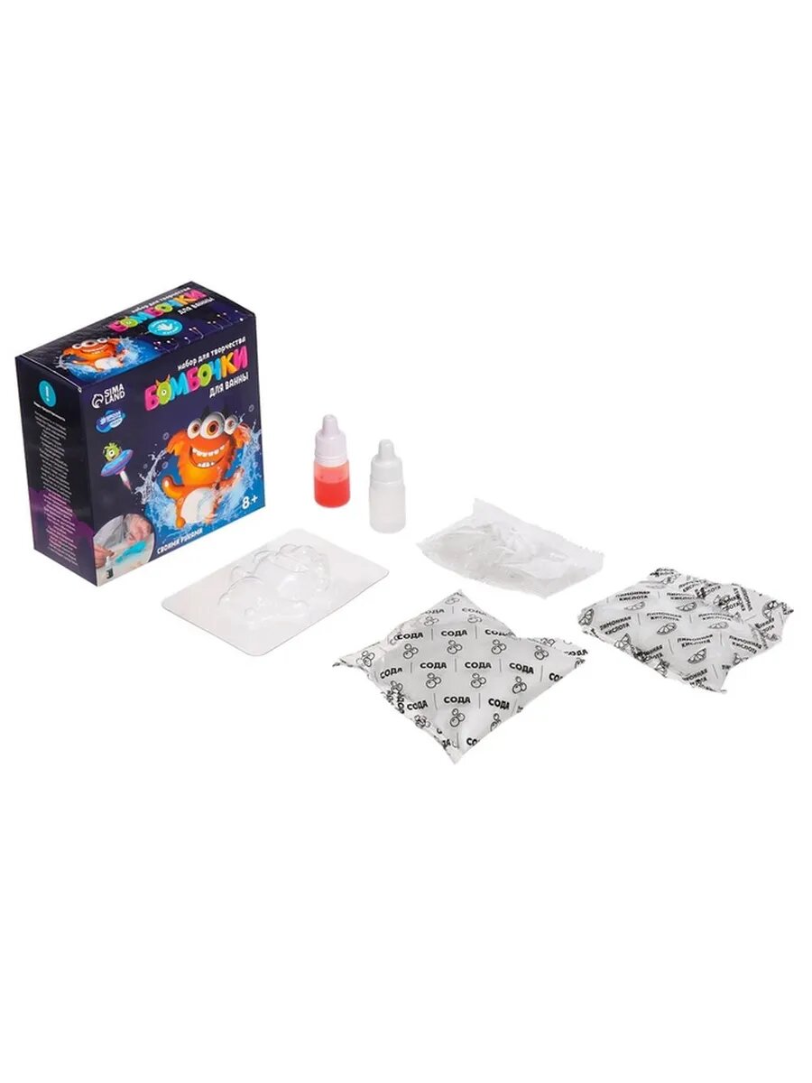 Творческий набор для изготовления ванн с монстриком