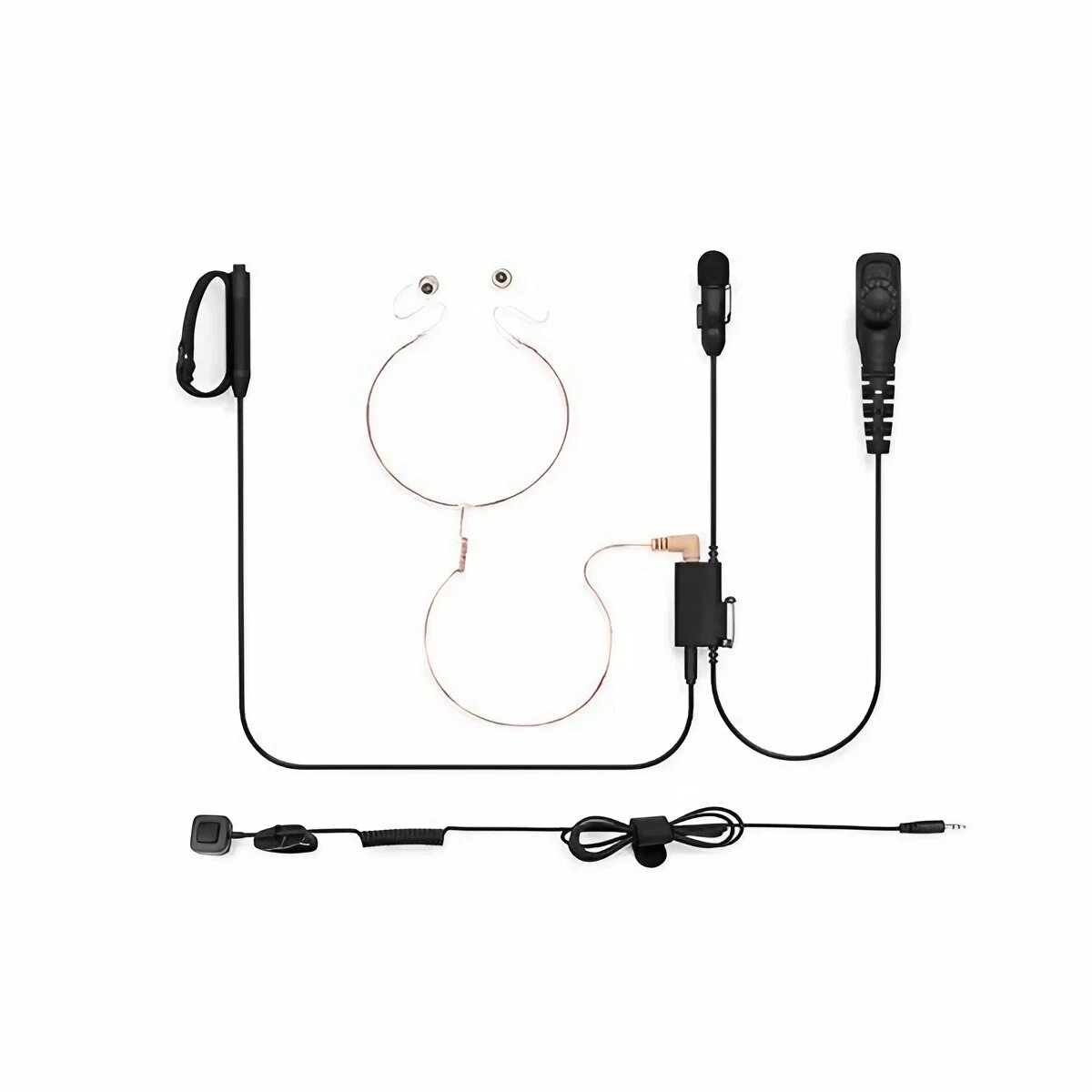 Коммуникационные наушники EARMOR P21 с PTT, скрытые, 2 наушника, IPX4