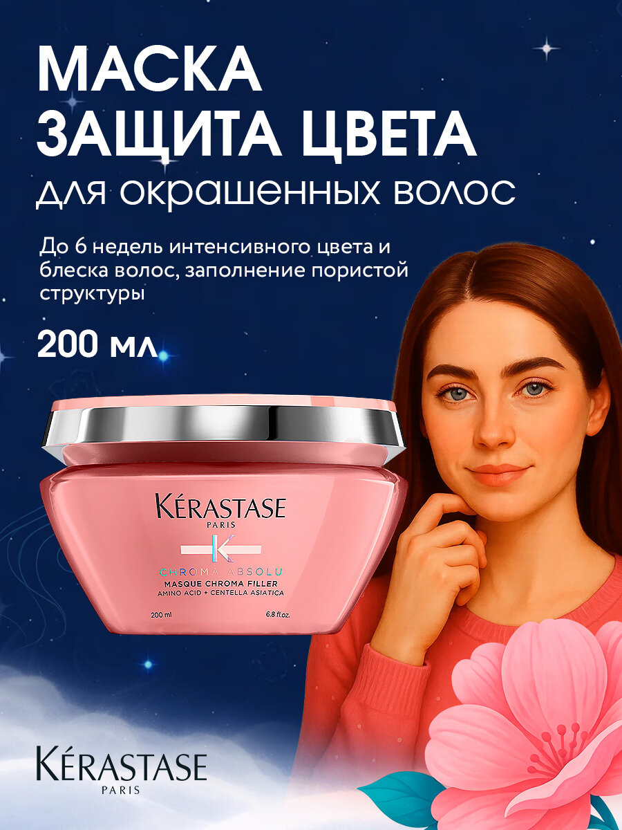 Kerastase Chroma Absolu Chroma Filler Маска для пористых окрашенных волос 200 мл