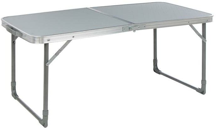 Стол складной ССТ-3, 102×50×44.5/61 см, металлик