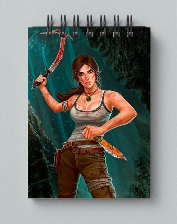 Блокнот Расхитительница гробниц, Tomb Raider №8, А3
