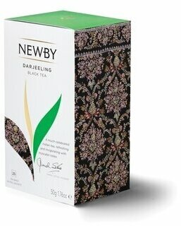 Чай Newby Darjeeling черный 25 пакетиков, 443308