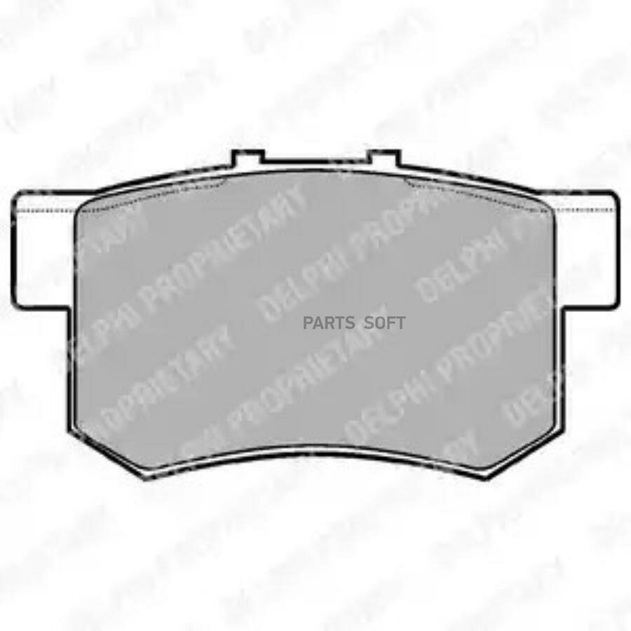 LP948 DELPHI Колодки торм. зад.