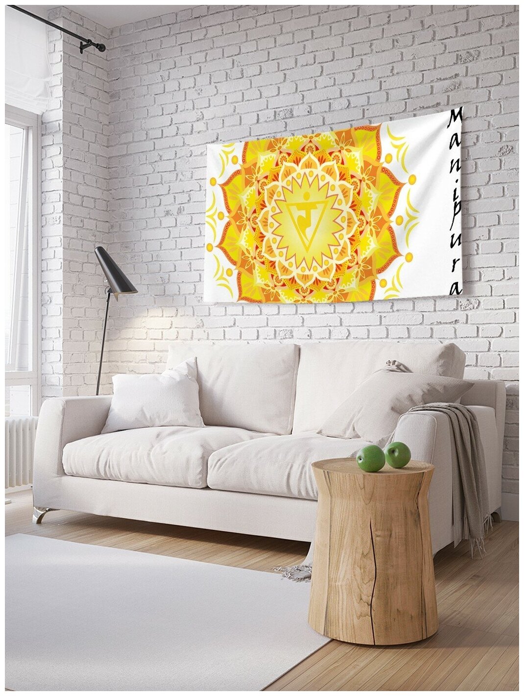 Горизонтальное фотопанно JoyArty на стену "Манипура чакра", 100x150 см