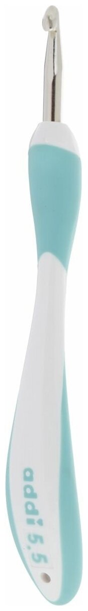 Крючок вязальный с эргономичной пластиковой ручкой addiSwing №5 5 16 см