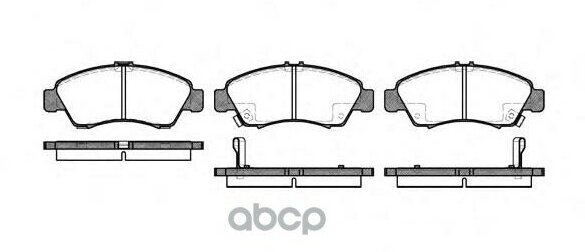 Колодки торм. дисковые Road house арт. 241902