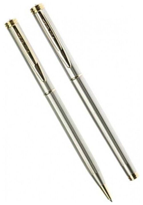 Pierre Cardin PC0801BP/RP Набор: ручка шариковая + роллер pen and pen pierre cardin, silver gt