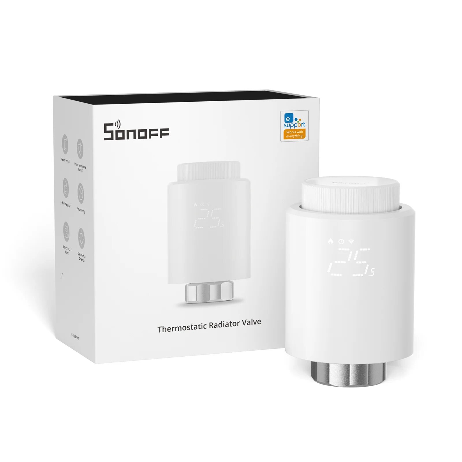 SONOFF TRVZB Zigbee Термостатический клапан радиатора 2 PCS