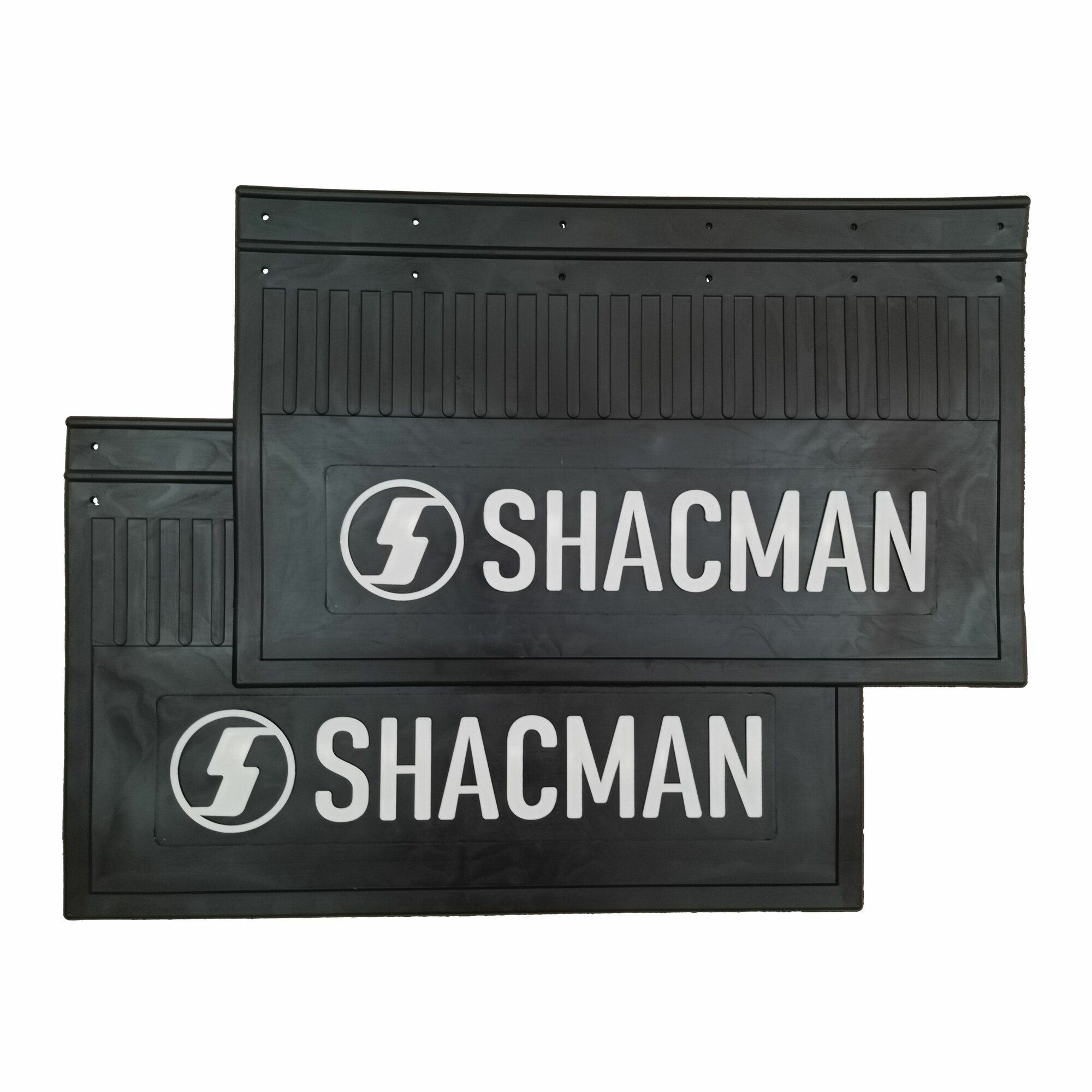Брызговики для грузовиков "SHACMAN". (580х360мм.) Задние. Резина. (2 шт.) Сделано в России (12837)
