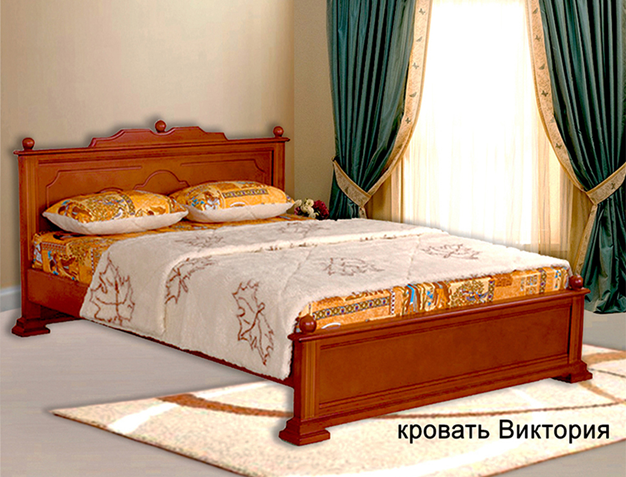 Тахта "Виктория" из массива сосны 90x200 см, Старый Орех 2