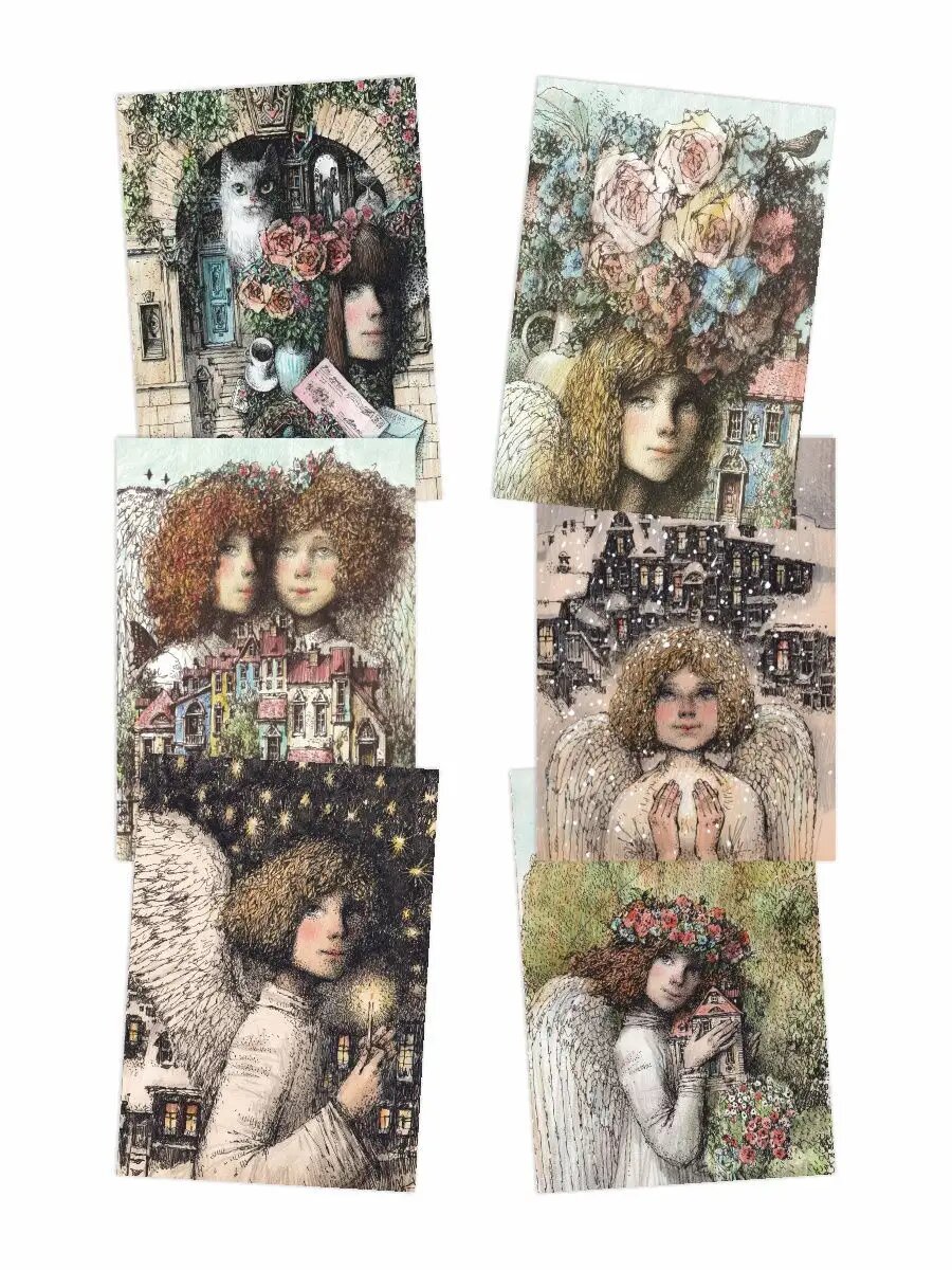 Набор двойных открыток №1, А. Наливкина