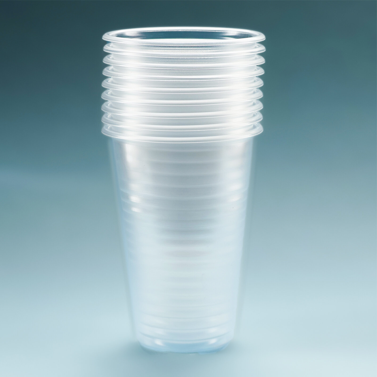 Набор одноразовый Фопос Стакан, пластик, 200 мл, 10 шт, цвет: прозрачный
