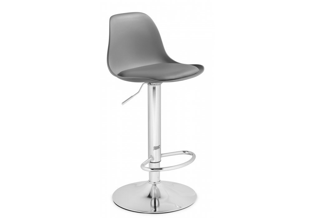 Барный стул Woodville Барный стул Soft gray / chrome - комплект из 4 шт