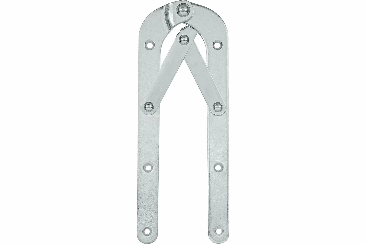 VORMANN Петля изогнутая для лестниц 250x21x4 мм со стопором, оцинкованная, тип Z