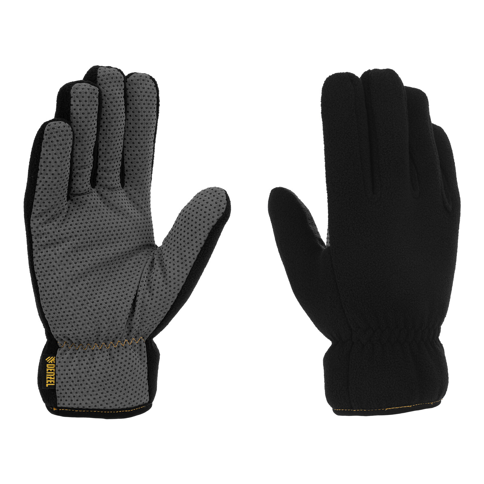 Перчатки универсальные, двойные, ПВХ нанесение, размер 9 Denzel 68096