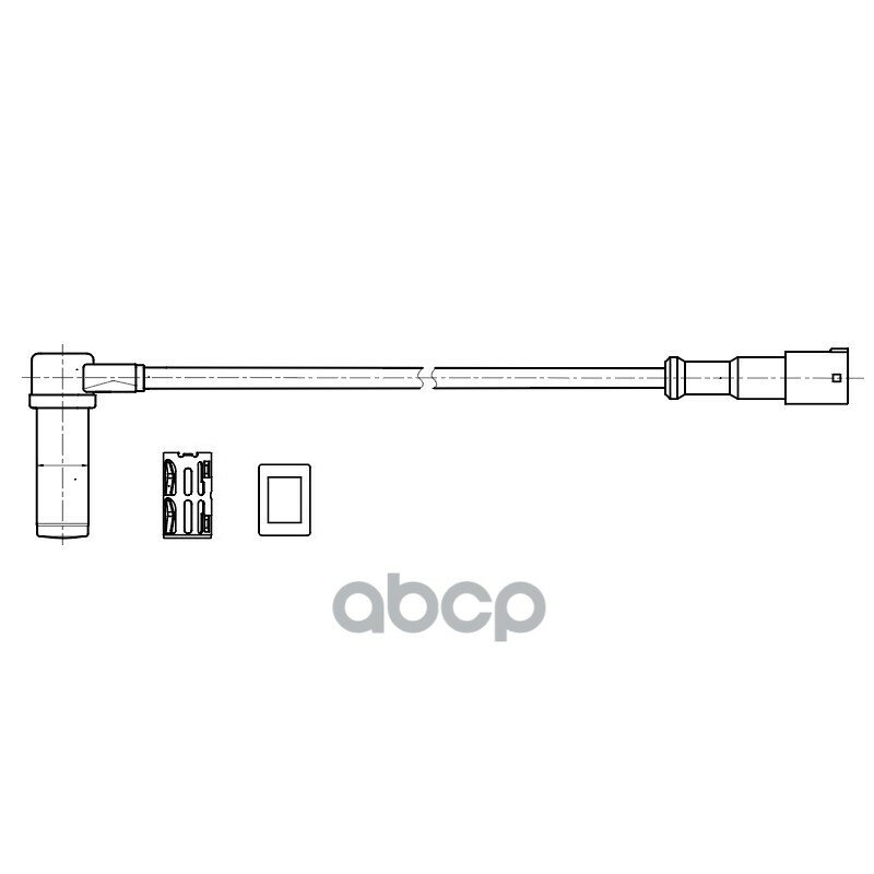 Датчик ABS для а/м КАМАЗ/DAF/Iveco/Mercedes-Benz угловой 400мм (VS-ABS 0709) STARTVOLT арт. VSABS0709