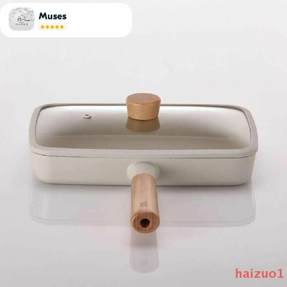 Neoflam Fika Прямоугольная кастрюля 29см со стеклянной крышкой