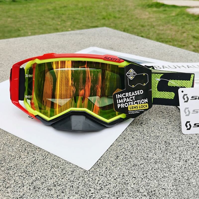Мотоциклетные очки SCOTT, UV400, Очки для мотокросса, ATV, MTB, эндуро, внедорожный