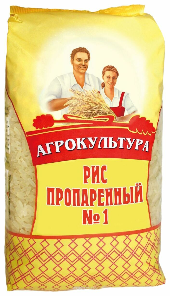 Агрокультура Рис Пропаренный длиннозерный 800 г