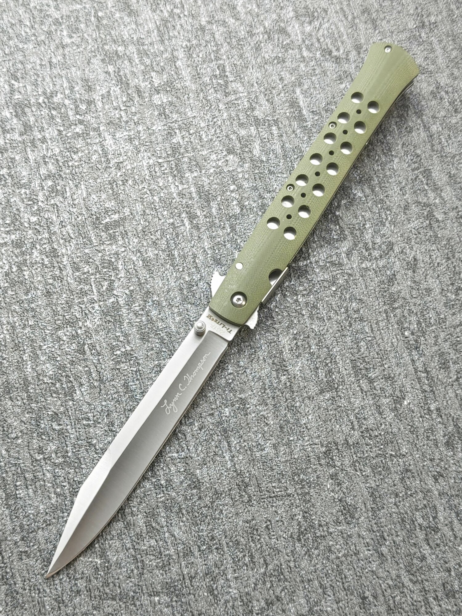 Складной нож Cold Steel Ti-Lite 6 длинный хаки