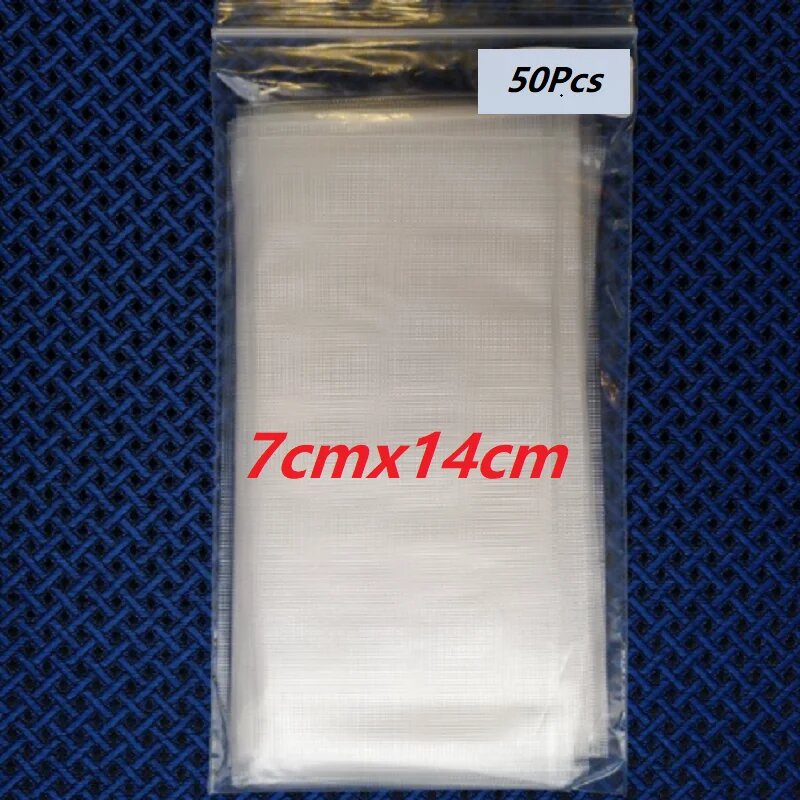 ПВА пакеты для рыбалки, 50 шт, 8 размеров 7cmx14cm