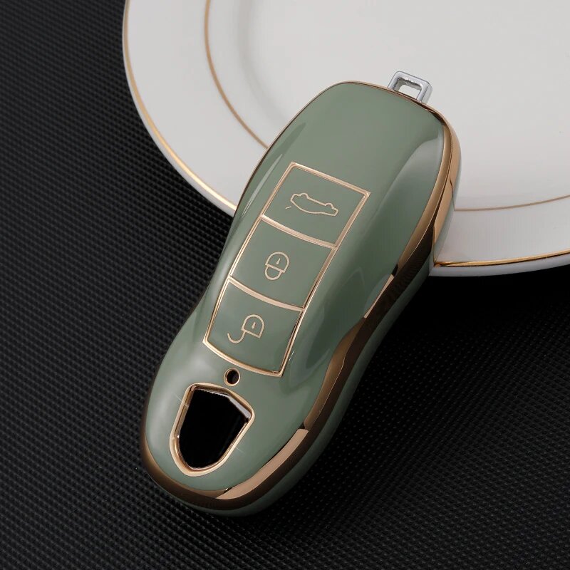 Чехол Для Ключа Porsche Для Cayenne, Macan, Panamera, Boxster - Аксессуар Для Ключей Из ТПУ