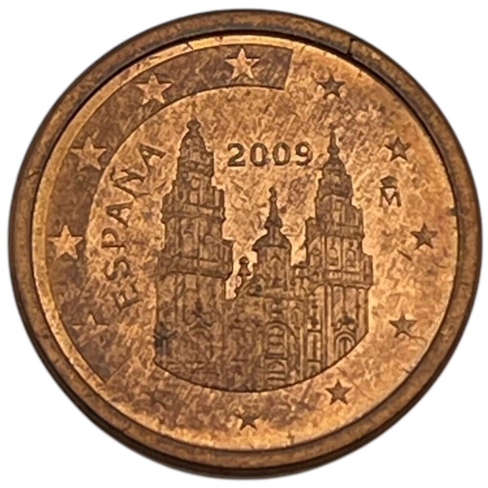Испания 1 евроцент 2009 г.
