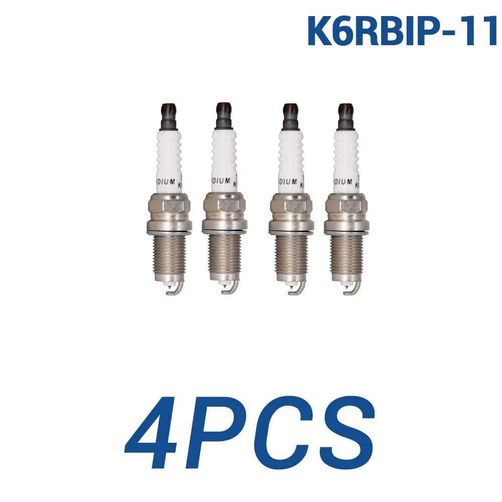 2-8PCS Иридиевая свеча зажигания TORCH K6RBIP-11 Замена для свечи DENSO KJ20DR-M11 4 pieces with box